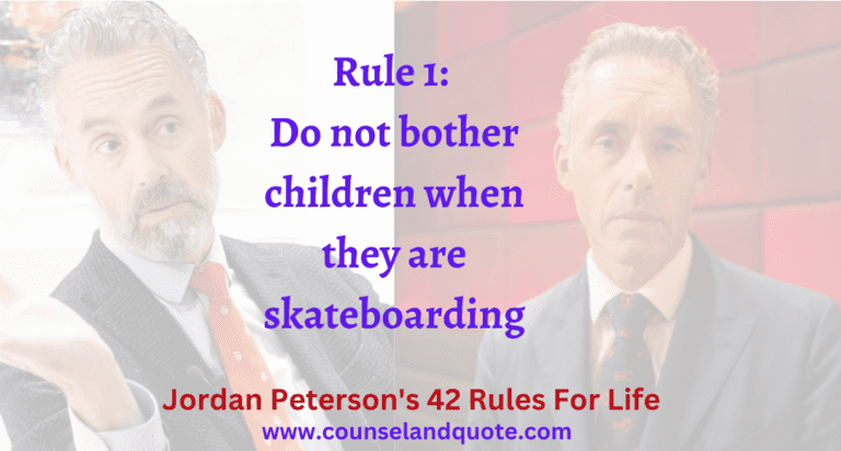 What Are Jordan Peterson's 42 Rules For Life?| Best Guidance