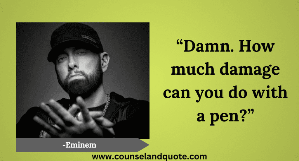 51 Best Quote By Eminem| His Pain & Pleasure In Quotes!