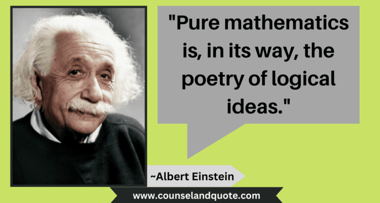 33 Best Math Quotes From Albert Einstein