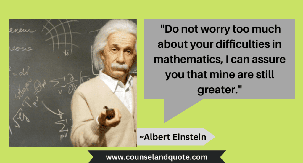 33 Best Math Quotes From Albert Einstein