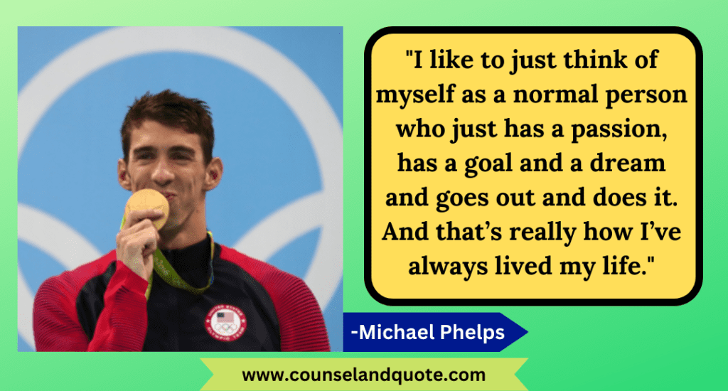 Michael Phelps Quotes| 51 Best Quotes & Wallpaper - Counsel and Quote