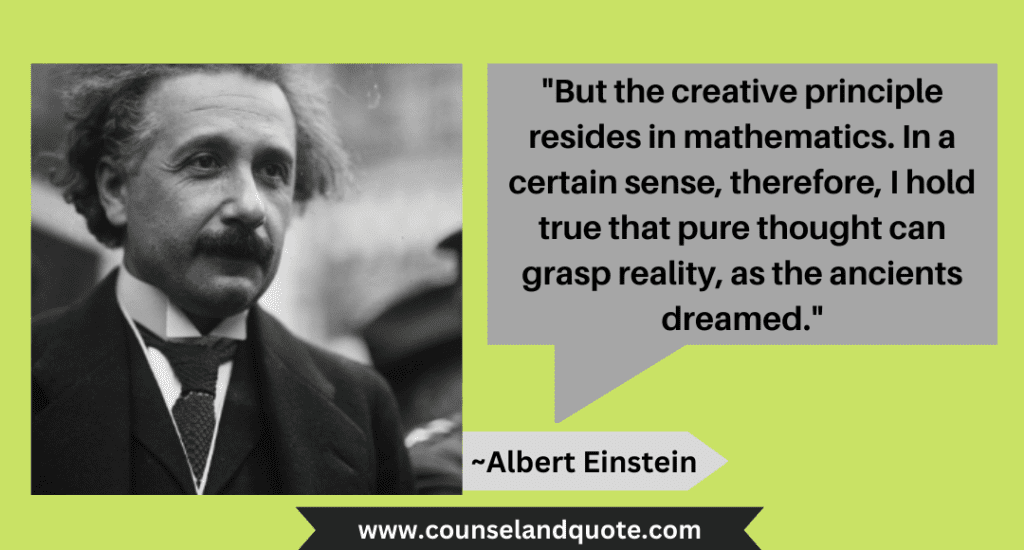 33 Best Math Quotes From Albert Einstein