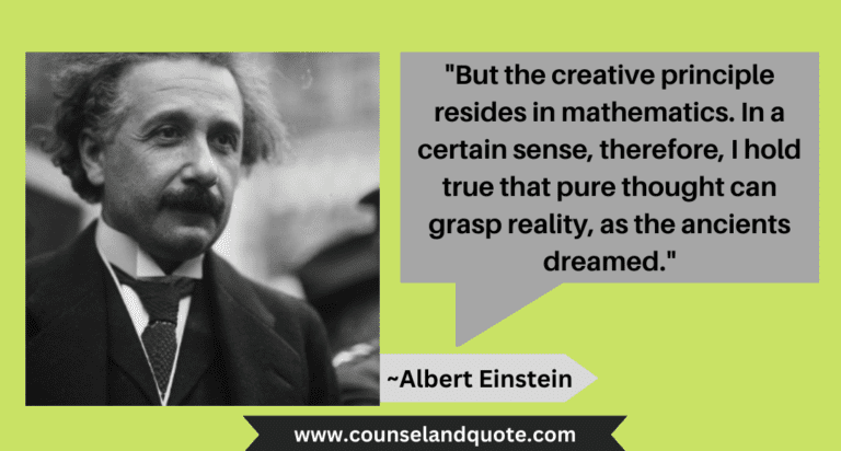 33 Best Math Quotes From Albert Einstein