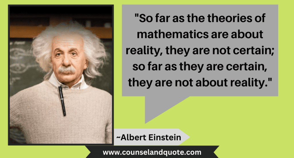 33 Best Math Quotes From Albert Einstein