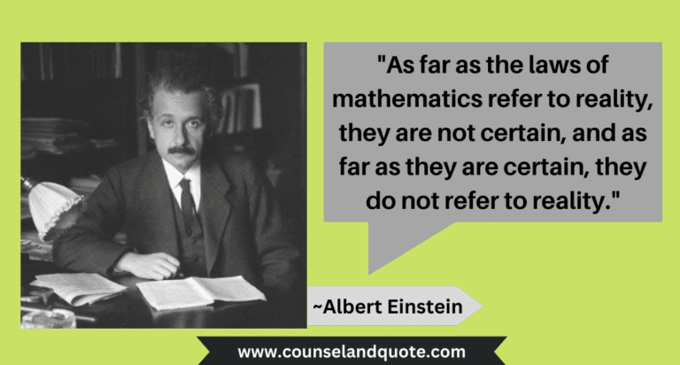 33 Best Math Quotes From Albert Einstein