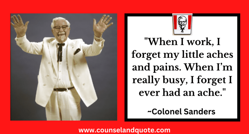 58 Best KFC Quotes| Colonel Sanders Quotes