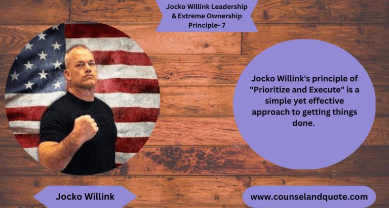 12 Jocko Willink Leadership & Extreme Ownership Principles