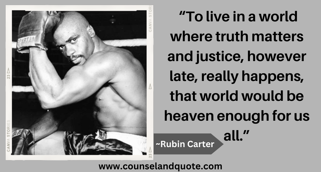 45 Best Rubin Carter Quotes & Wallpaper