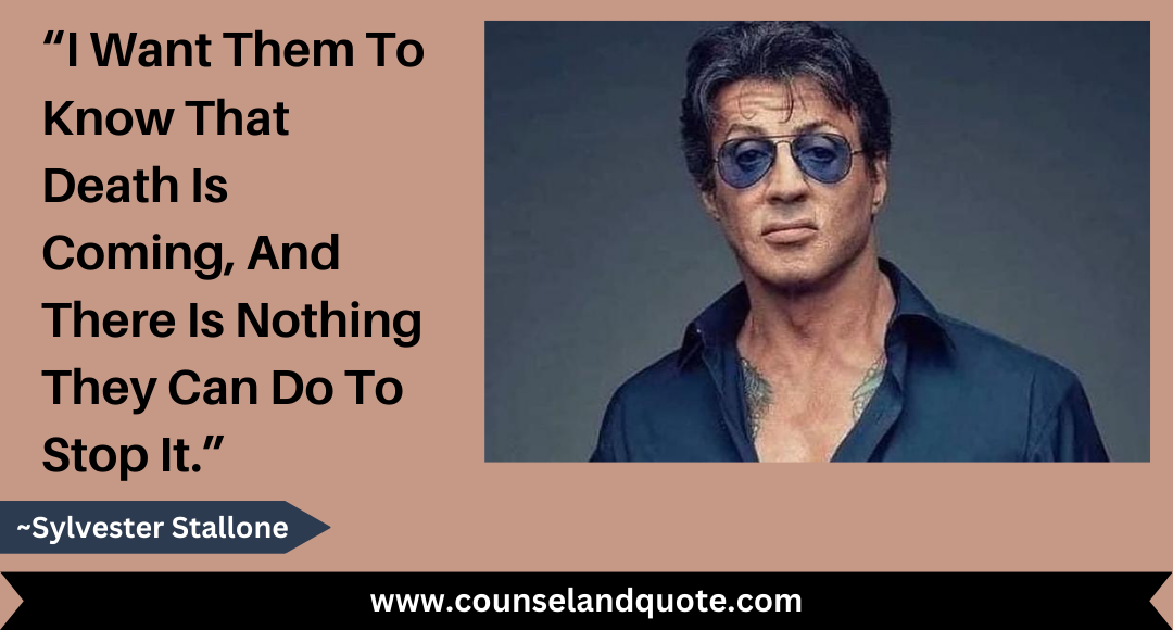 117 Best Sylvester Stallone Quotes & Wallpaper