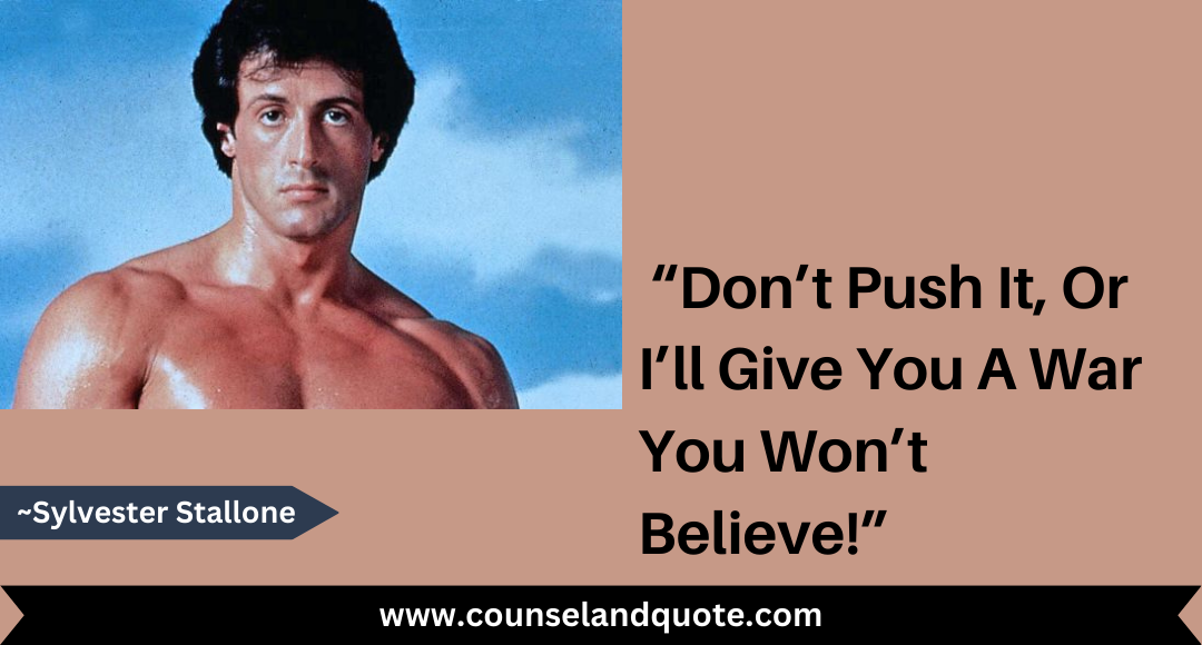 117 Best Sylvester Stallone Quotes & Wallpaper