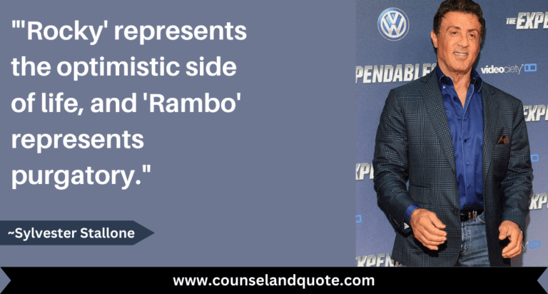 117 Best Sylvester Stallone Quotes & Wallpaper