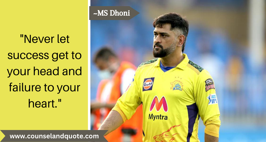 MS Dhoni Quotes|65 Best Inspirational Quotes & Wallpaper