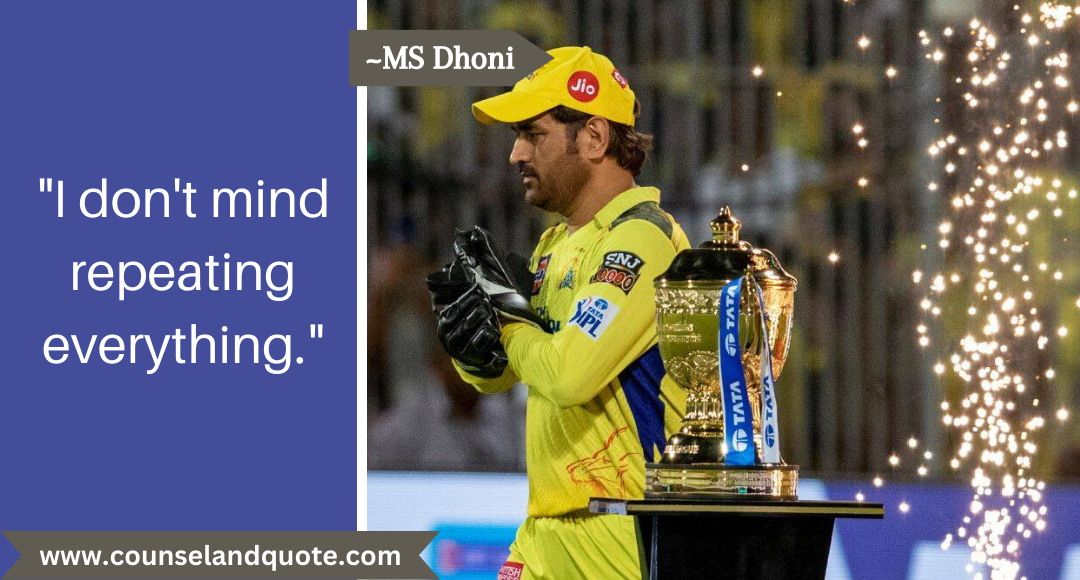 MS Dhoni Quotes|65 Best Inspirational Quotes & Wallpaper