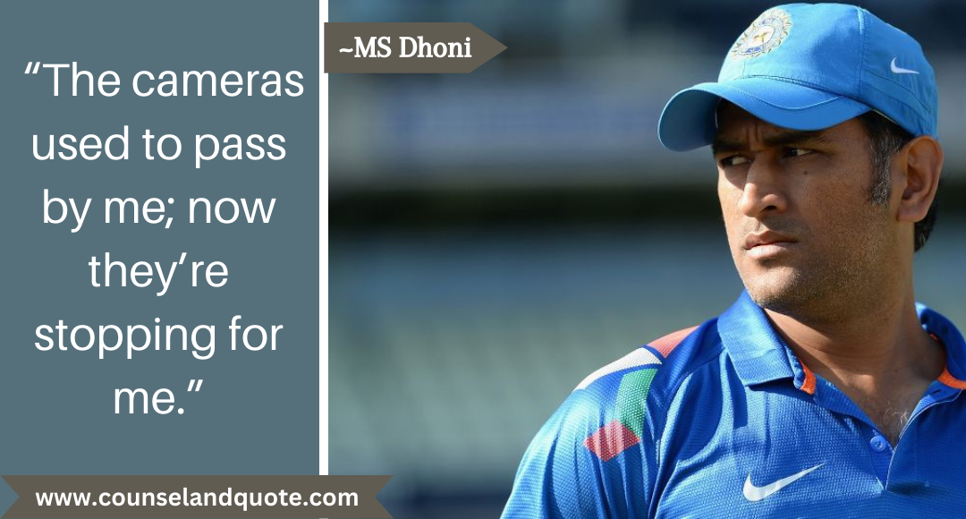 MS Dhoni Quotes|65 Best Inspirational Quotes & Wallpaper