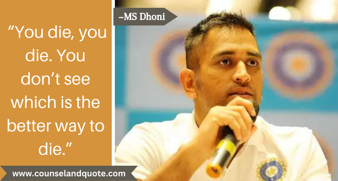 MS Dhoni Quotes|65 Best Inspirational Quotes & Wallpaper